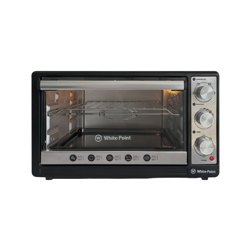 White Point Electric Oven 48 liters With Grill and Fan 2000 Watt Black ...