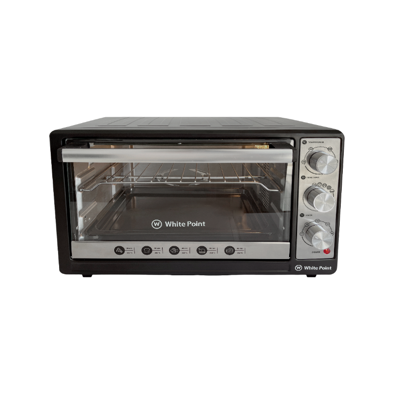 White Point Electric Oven 48 liters With Grill and Fan 2000 Watt Black ...