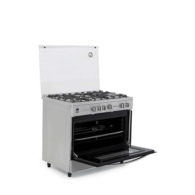 White Point Free Standing Gas Cooker 90*60 with 5 burners -Full Safety ...