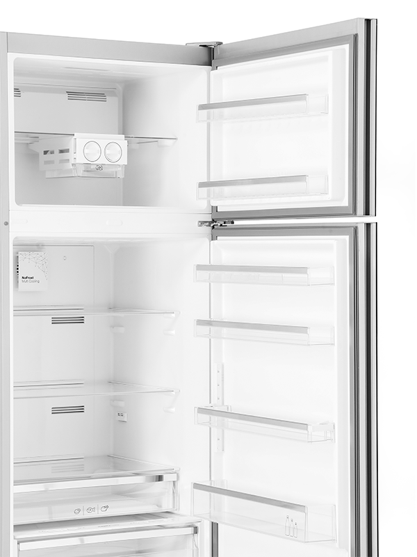 White Point Refrigerator Nofrost 525 liters Black glass door touch ...